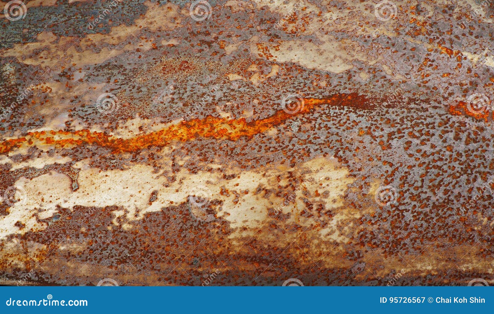 Rusted Metal Band Texture