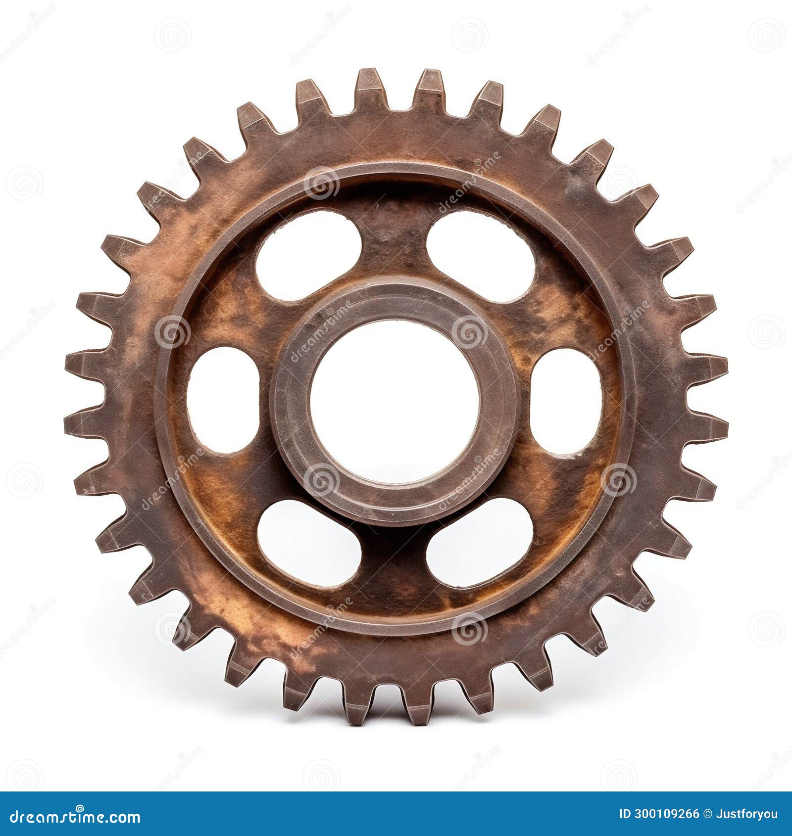 Rusty Old Cog Wheel. Generative Ai Stock Illustration - Illustration of ...