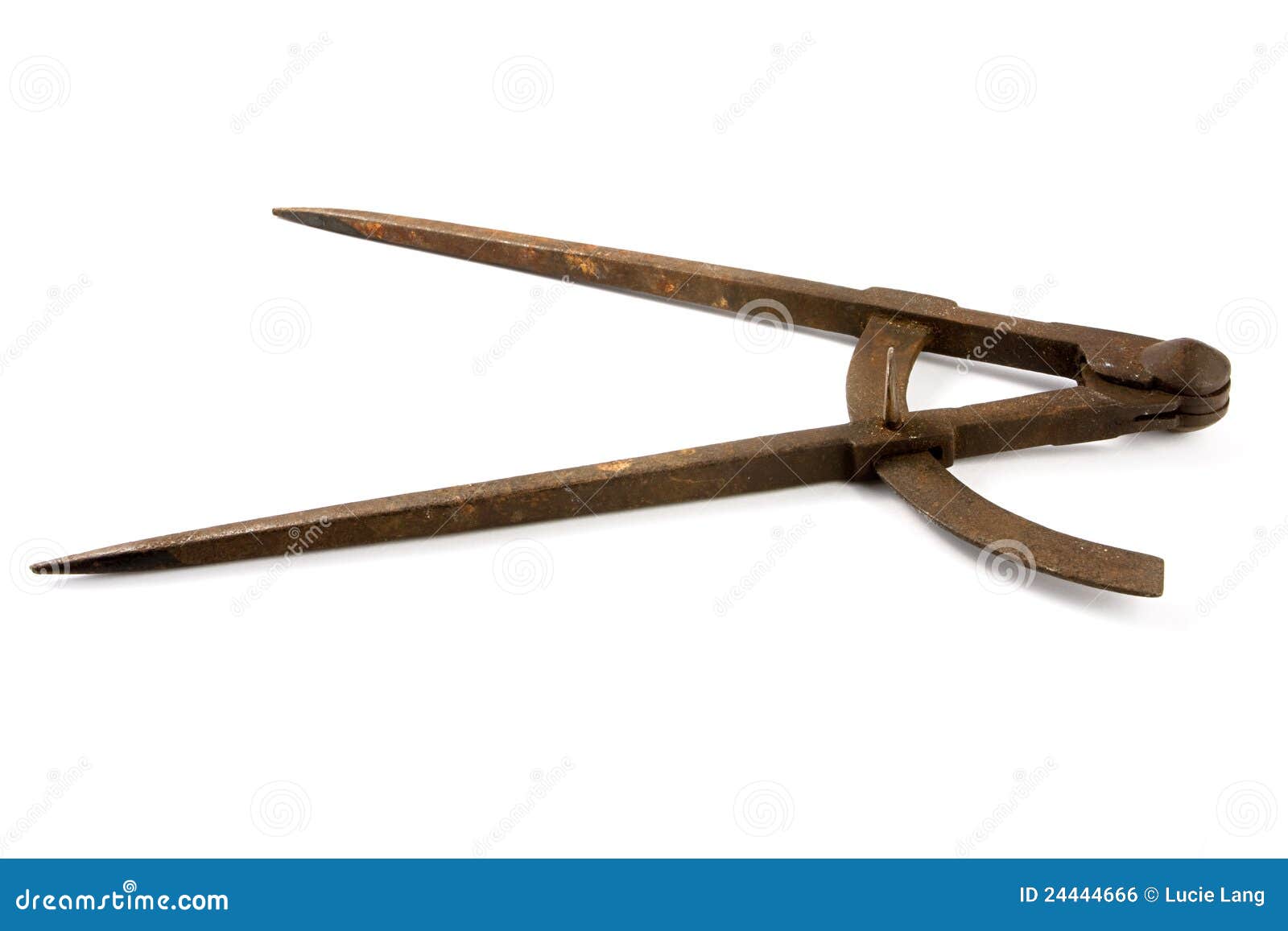 Rusty old compass stock photo. Image of plotter, technical - 24444666