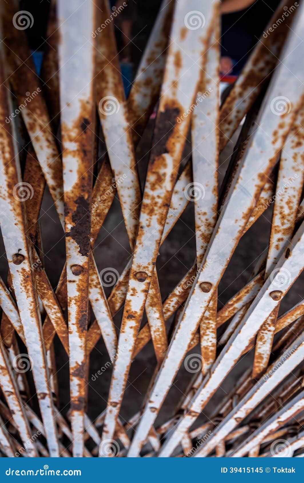 Rusty Old Corrugated Iron Fence Royalty-Free Stock Photography ...