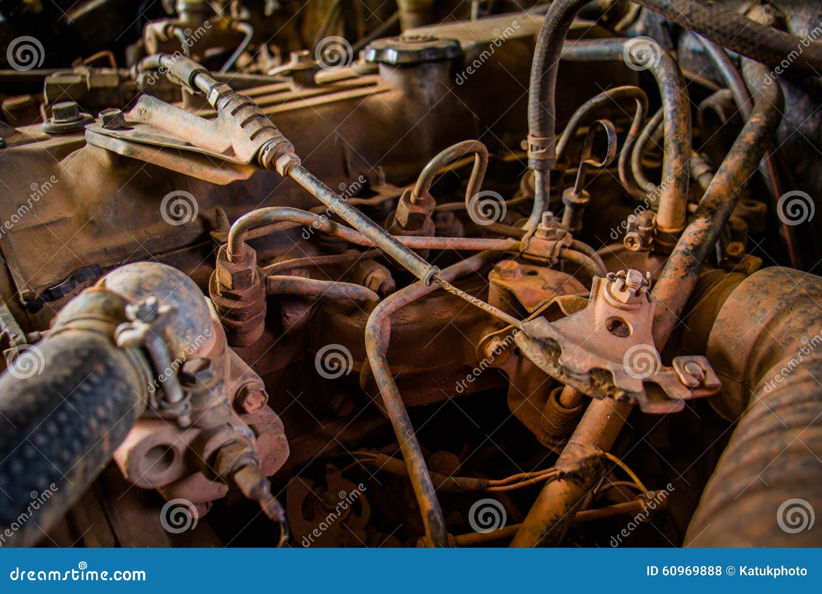 Rusty old engine stock photo. Image of machine, technology - 60969888