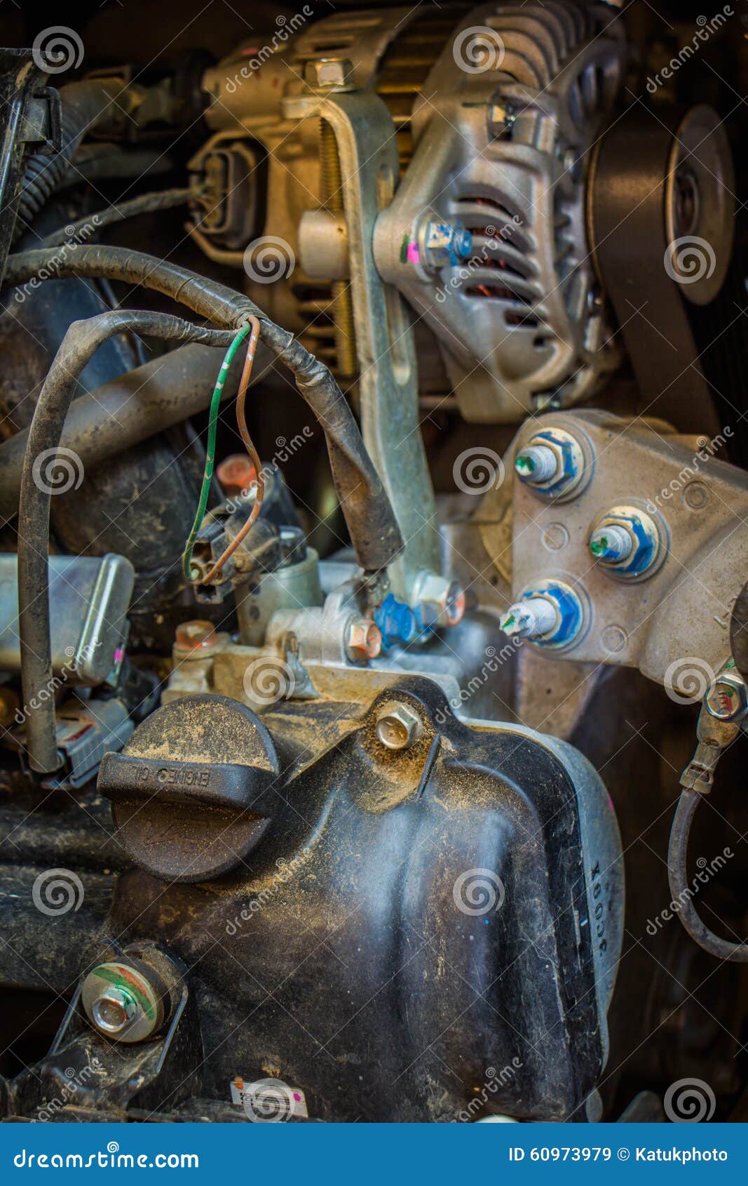 Rusty old engine stock image. Image of machinery, engine - 60973979
