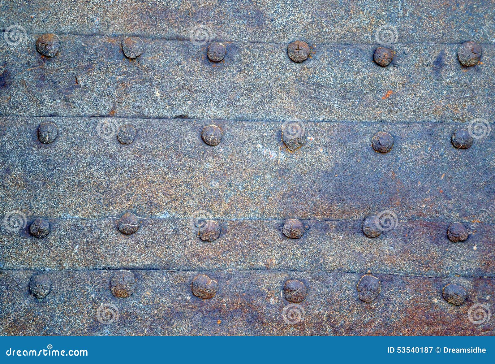 Rusty old iron gate stock image. Image of blue, door - 53540187