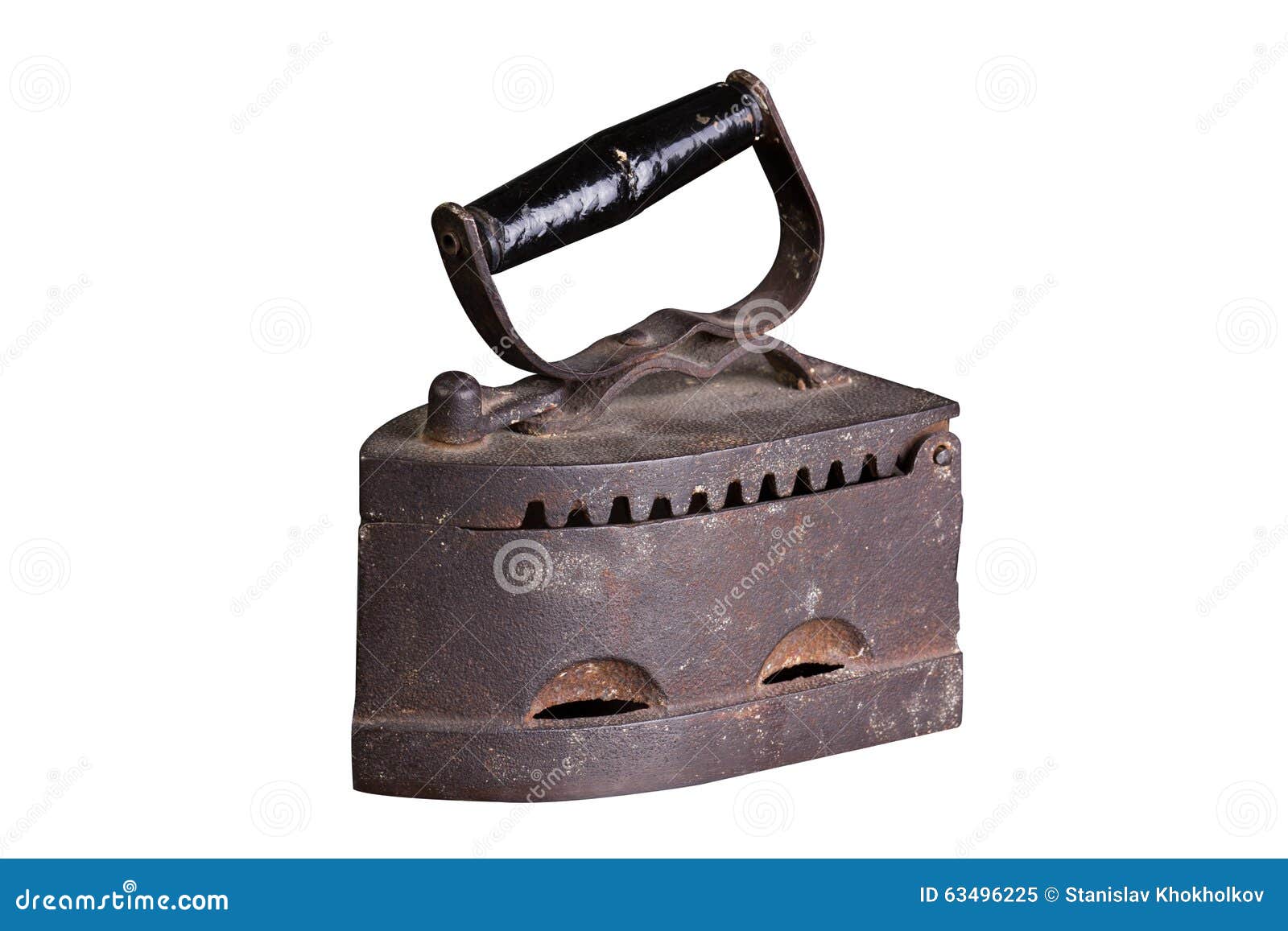 Rusty Old Iron Isolated on White Stock Image - Image of mechanic, metal ...