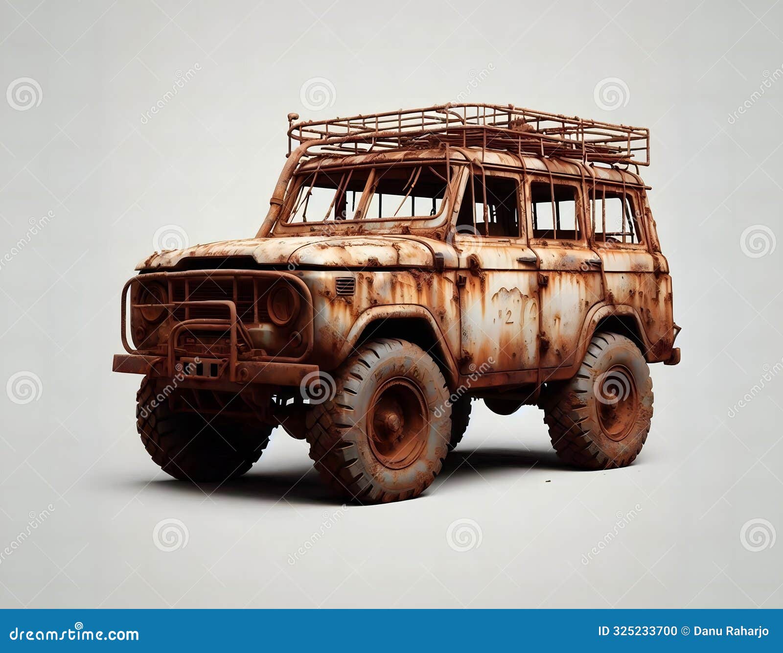 Rusty Old Jeep a Symbol of Adventure Stock Photo - Image of technology ...