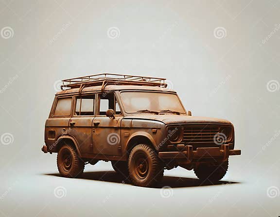 Rusty Old Jeep a Symbol of Adventure Stock Photo - Image of rural ...