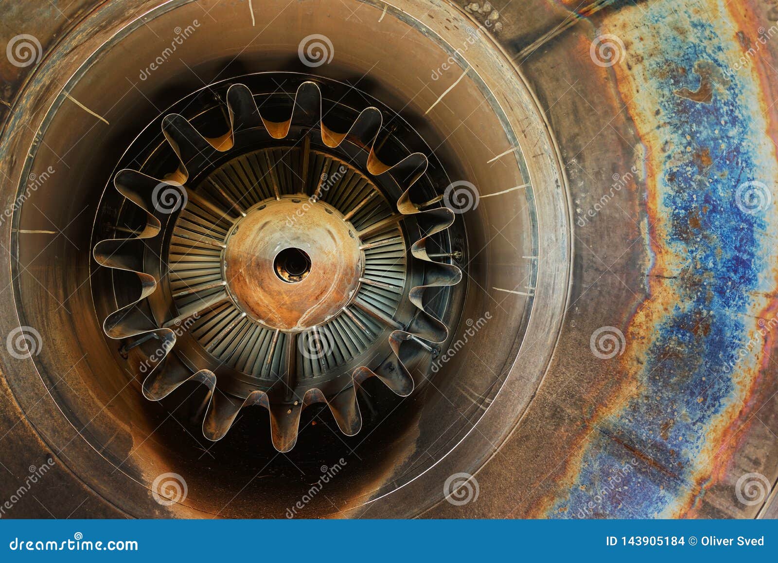 Rusty Old Jet Engine Closeup As Background Stock Photo - Image of ...