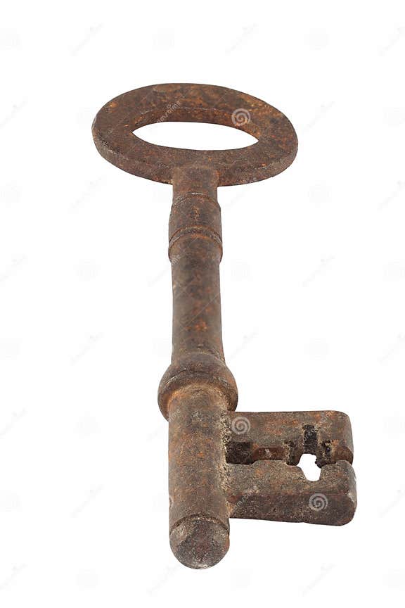 Rusty Old Key stock photo. Image of lock, macro, close - 28635708