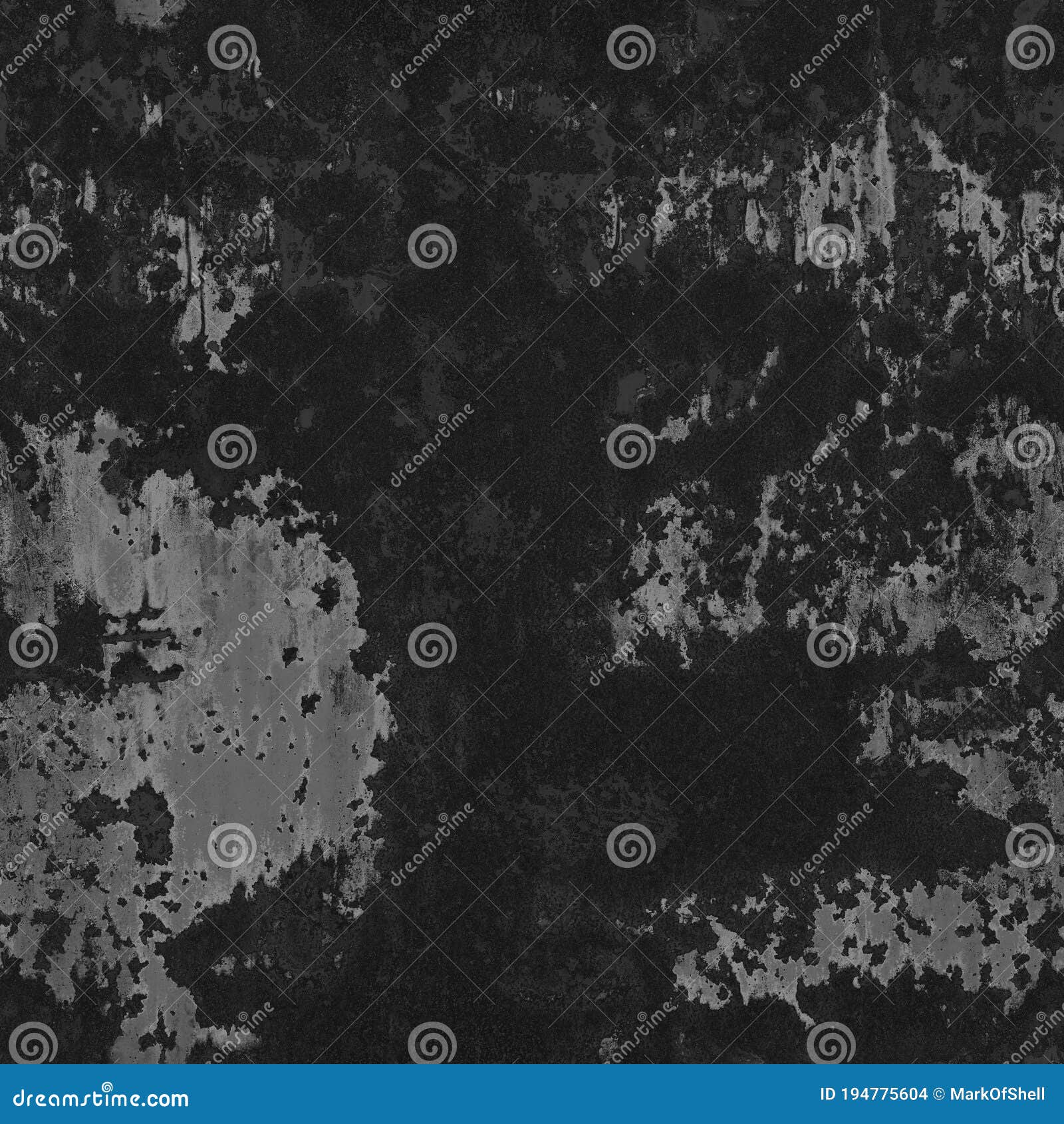 Rusty Old Metal Glossy Map, Specular Map Texture, Grayscale Texture ...