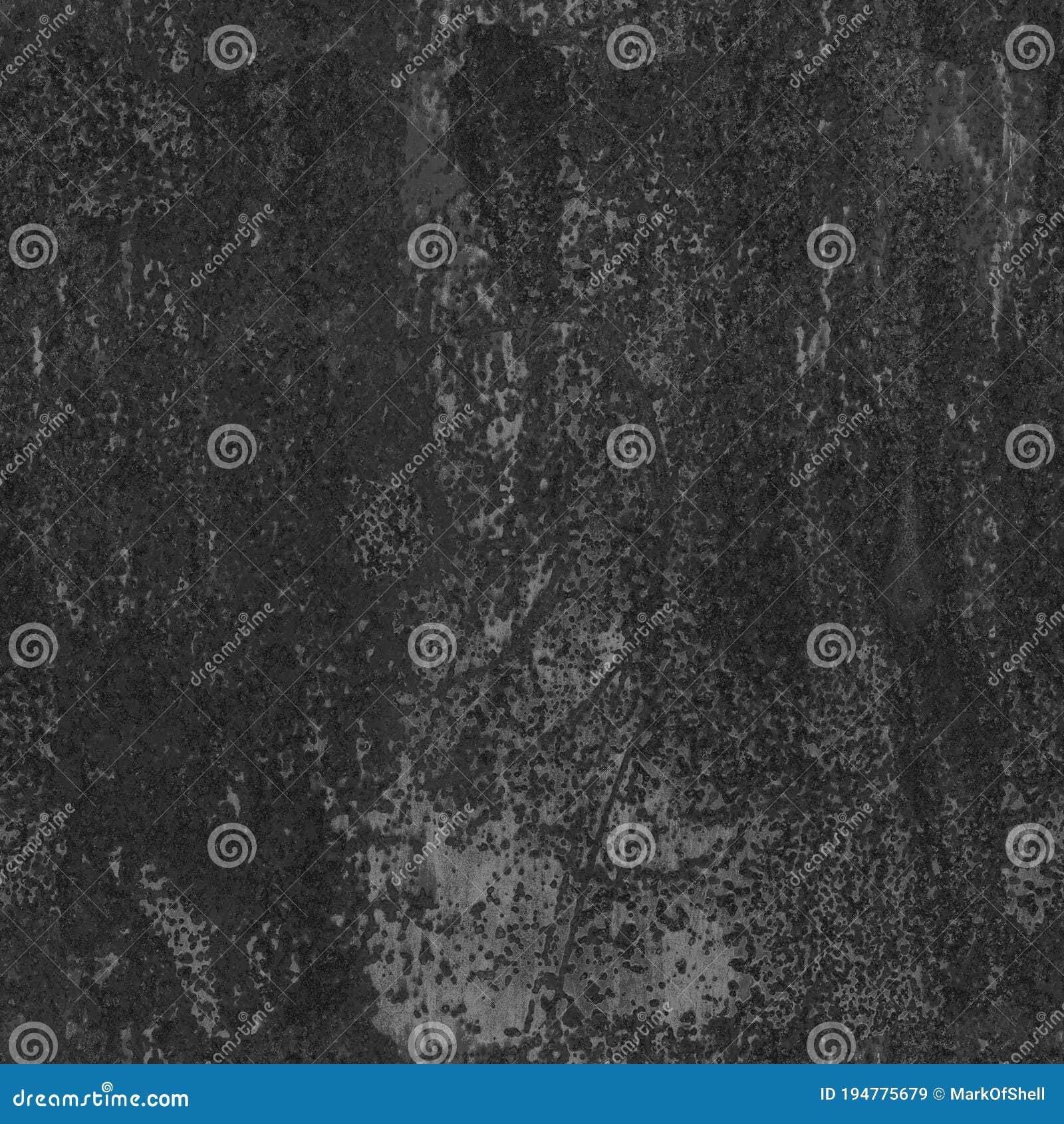 Rusty Old Metal Glossy Map, Specular Map Texture, Grayscale Texture ...