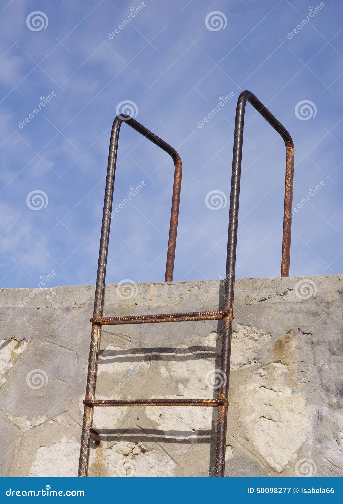 Rusty Old Metal Ladder Stock Photos - 870 Images