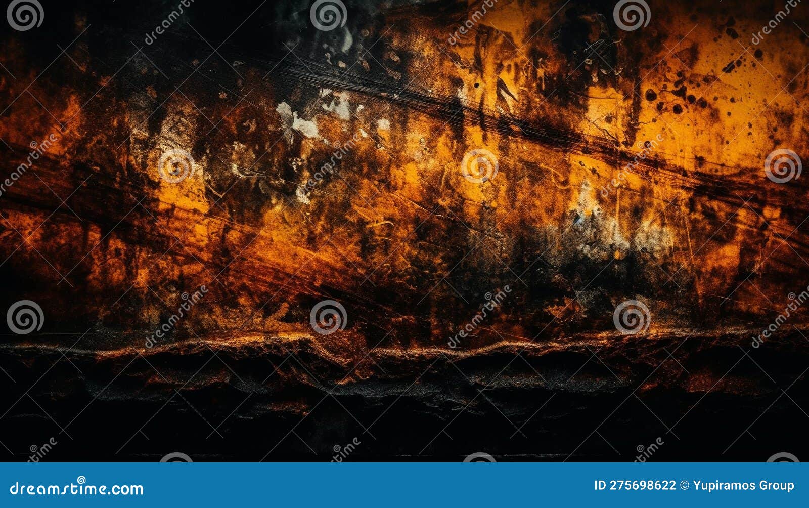 Rusty Old Metal Wall with Textured Effect Generated by AI Stock ...