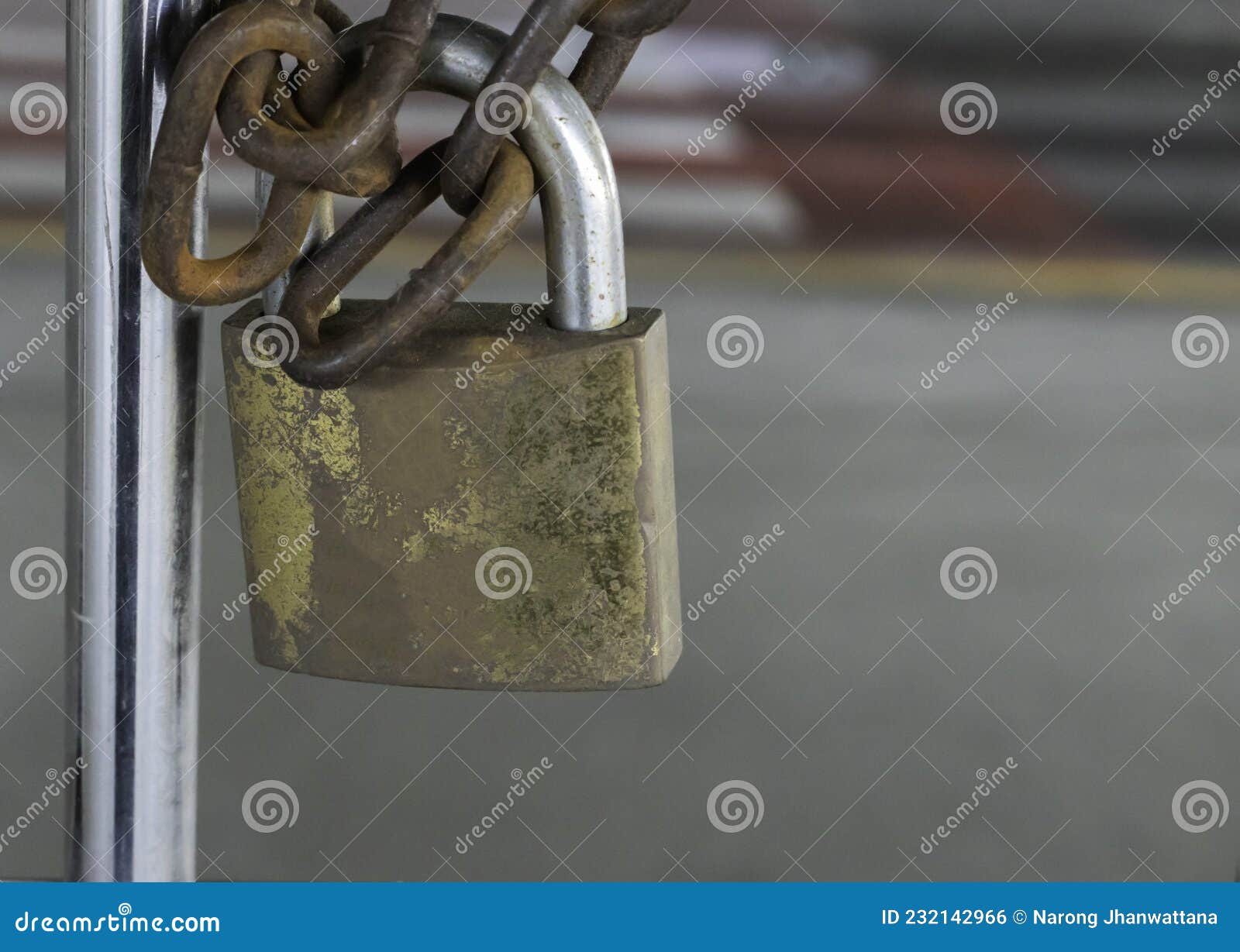Rusty old padlock stock photo. Image of guard, lock - 232142966