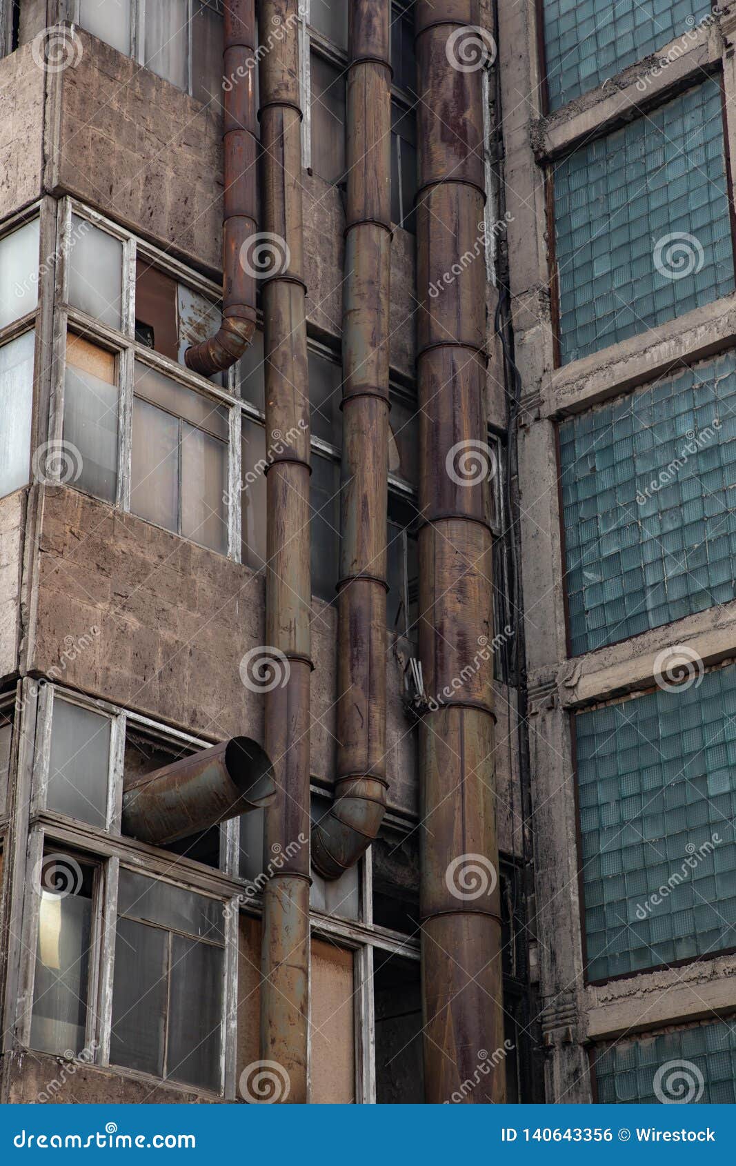 Rusty old pipes stock photo. Image of abandoned, abstract - 140643356