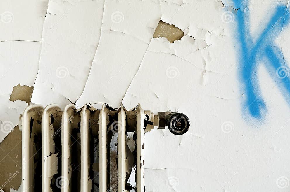 Rusty old radiator, stock image. Image of indoor, rusty - 27437473