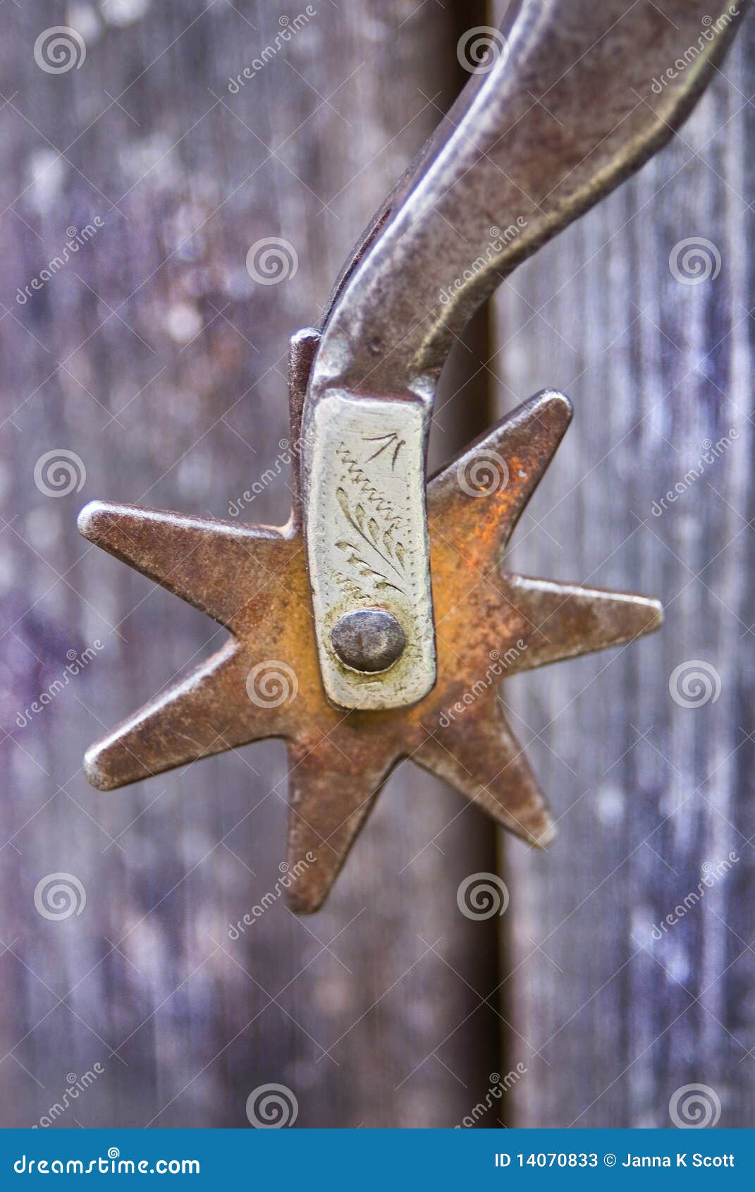 Rusty old spur star stock image. Image of spin, clang - 14070833