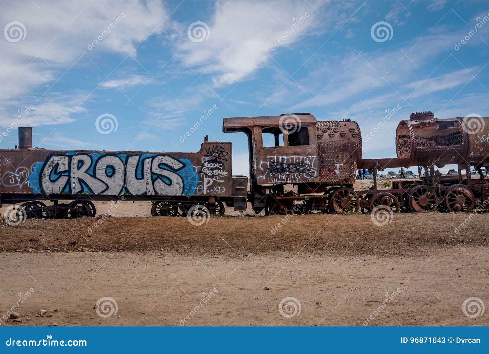 Rusty Old Steem Train at Train Cemetery in Bolivia Editorial Stock ...