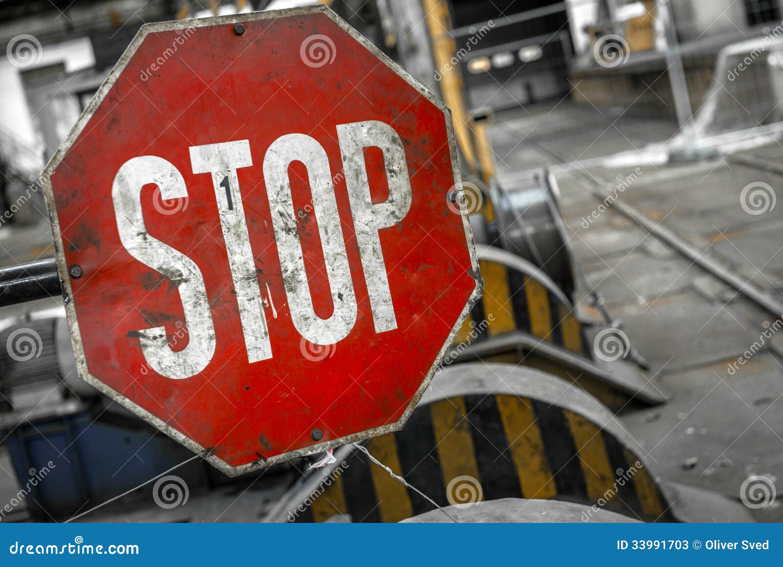 Rusty old STOP sign stock image. Image of highway, warning - 33991703