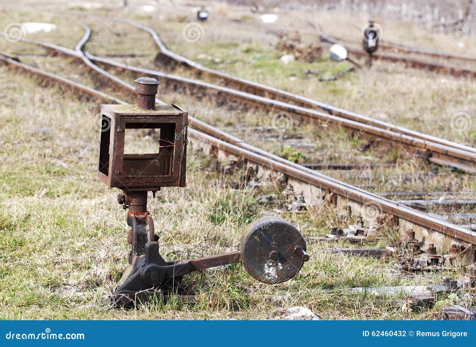 Old Switch On The Railway Royalty-Free Stock Image | CartoonDealer.com ...