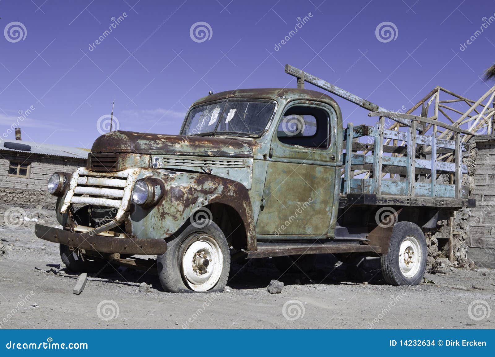 Rusty Old Timer Pickup Truck Car Stock Photo - Image of truck, timer ...