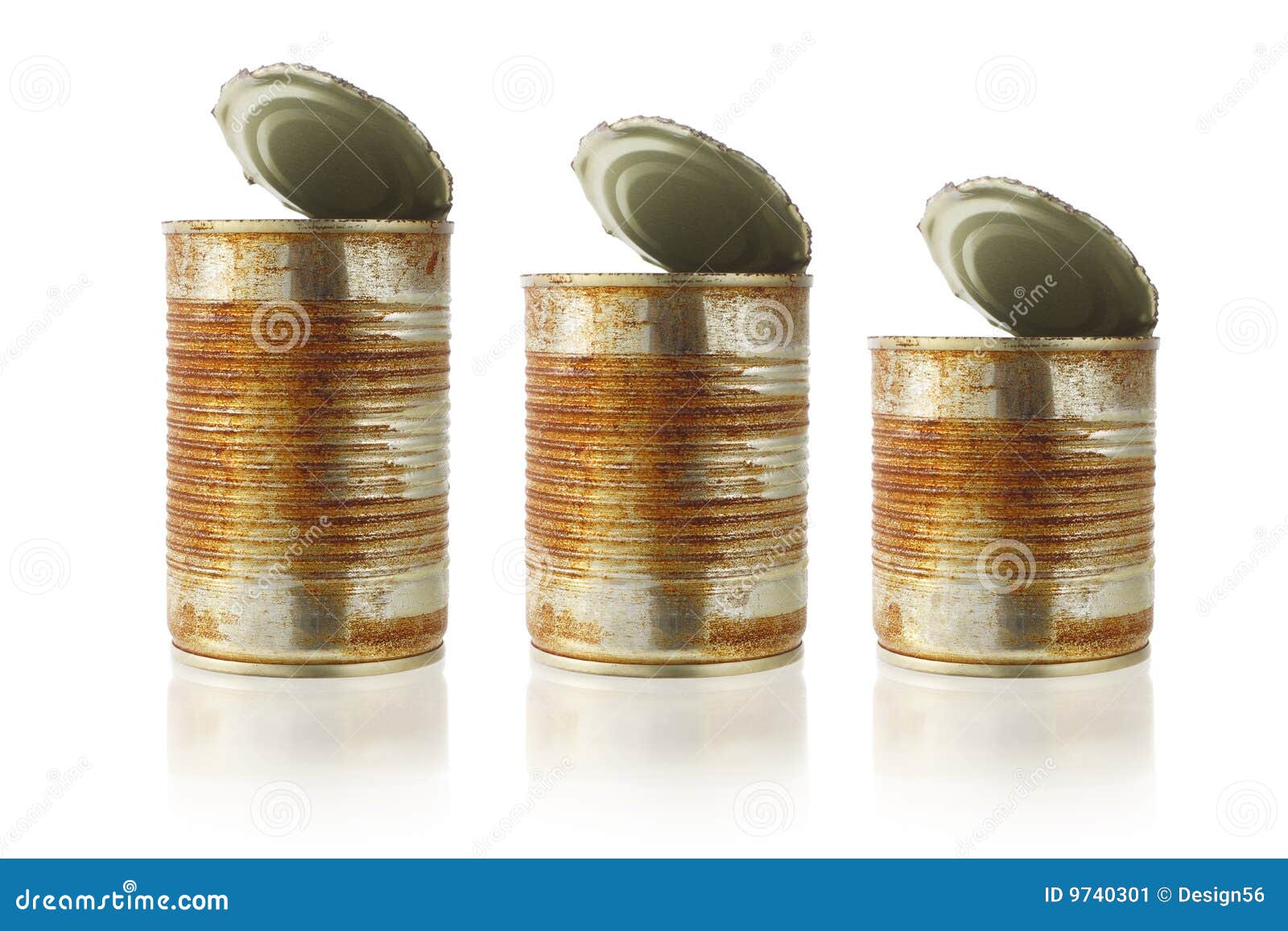 Ash Vintage Tin Cans