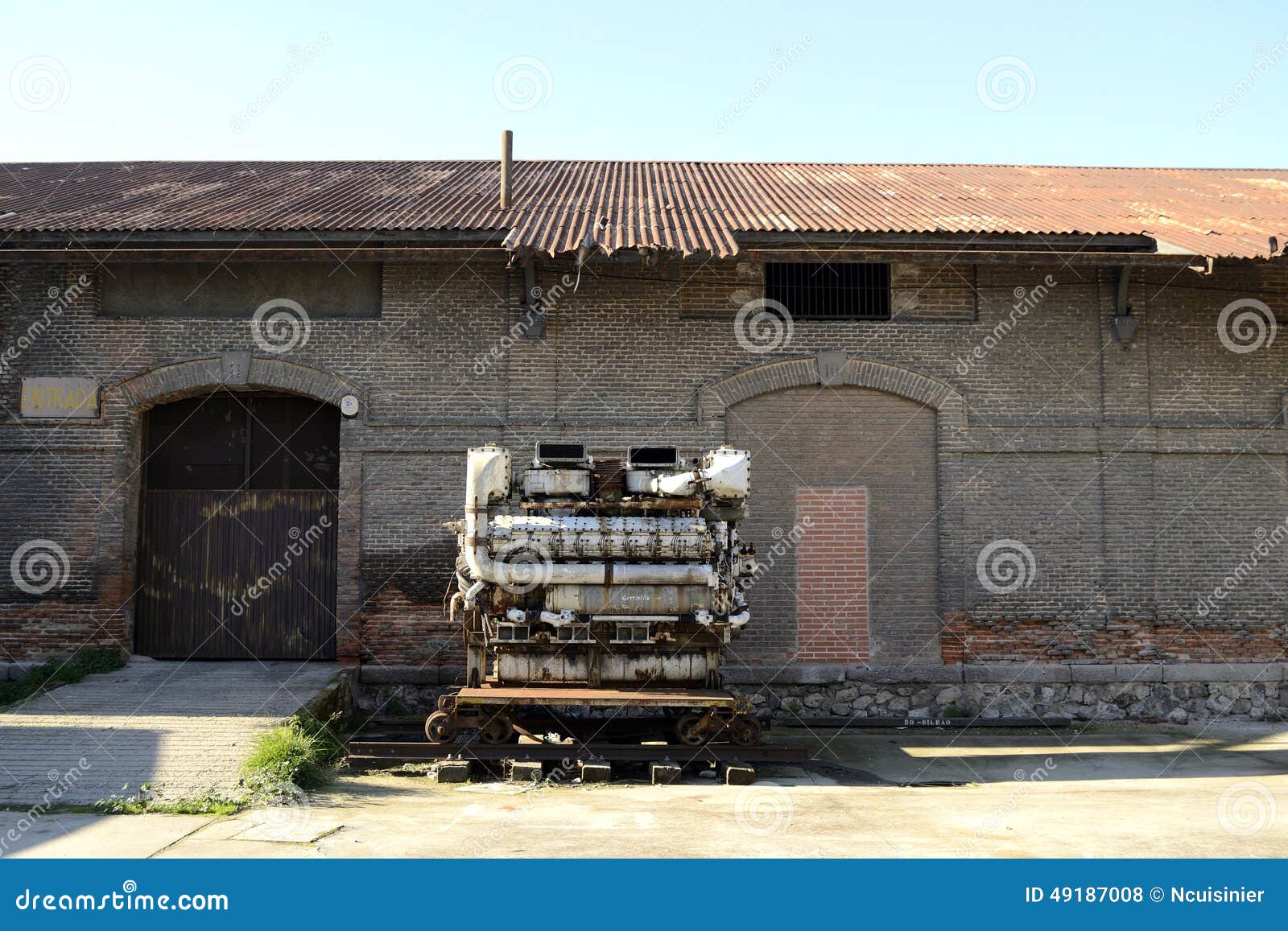 Rusty old train engine stock photo. Image of steel, engine - 49187008