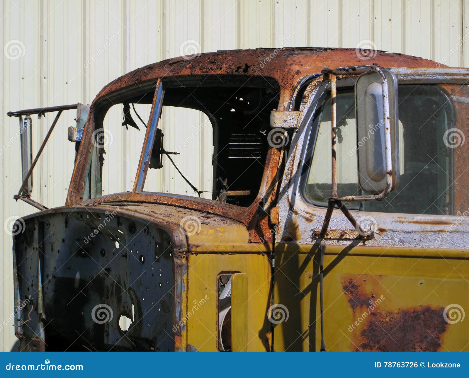 Rusty Old Truck Cabin stock photo. Image of tractor, rust - 78763726