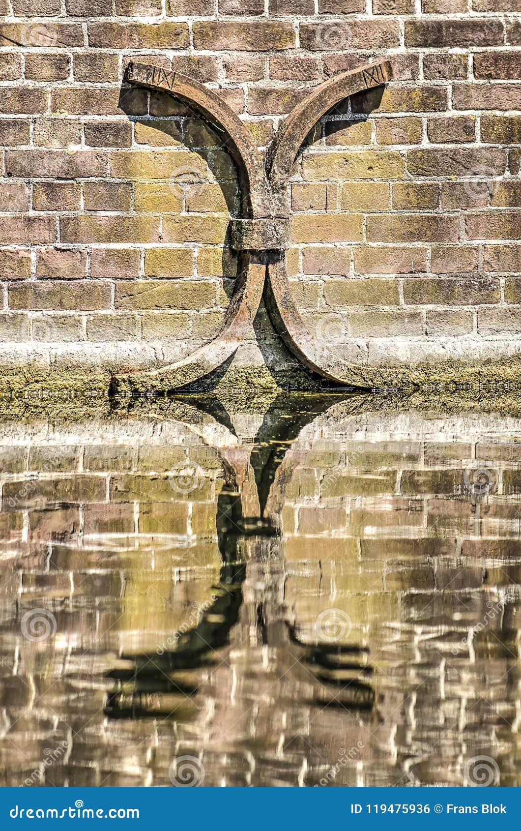 Old wall tie distorted stock photo. Image of rusty, beautiful - 119475936