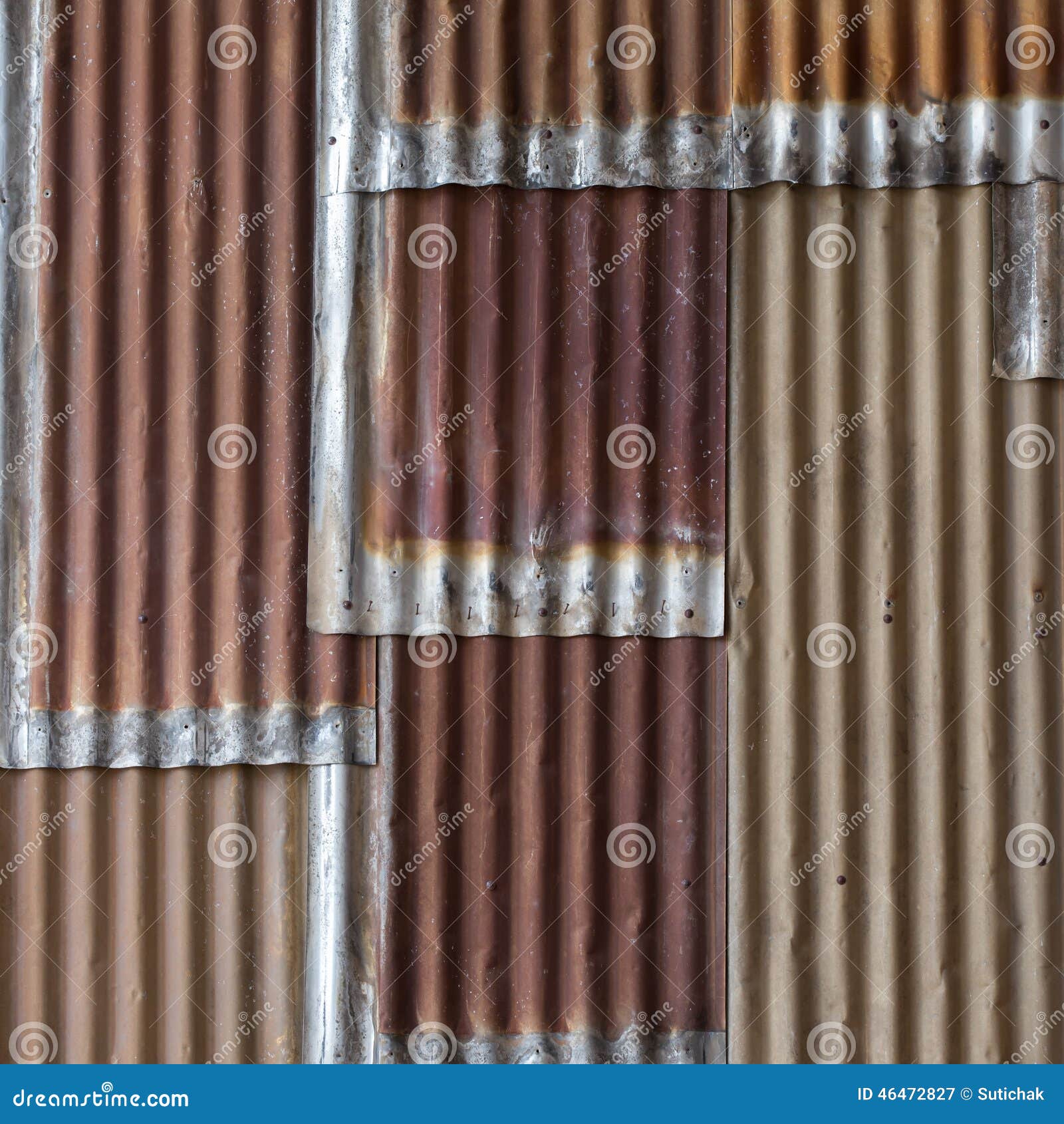 Rusty old zinc texture stock image. Image of rough, gray - 46472827