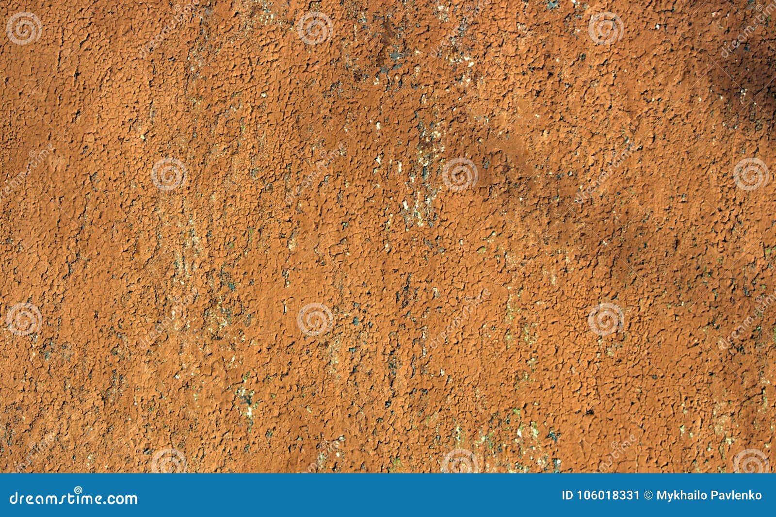 Rusty Orange Blue Metal Sheet Texture Background Stock Image - Image of ...