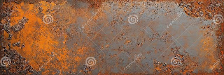 Rusty Orange Brown Metal Surface Texture is Ideal for Creating Unique ...