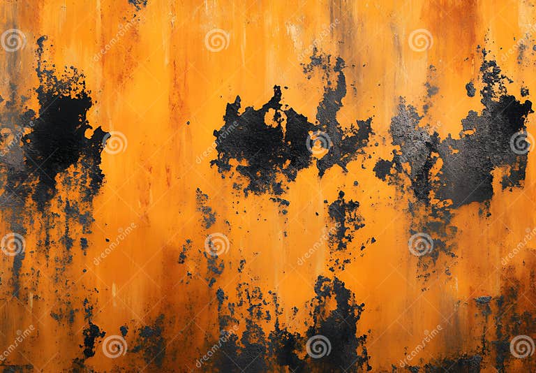 Rusty Orange Metal Texture with Dirt and Rust Stock Illustration ...