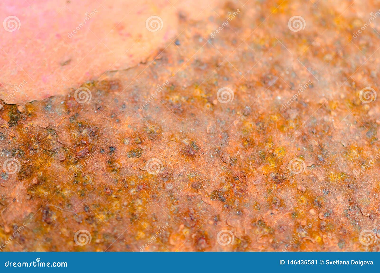 Rusty Orange Rough Metal Surface Texture Stock Image - Image of natural ...