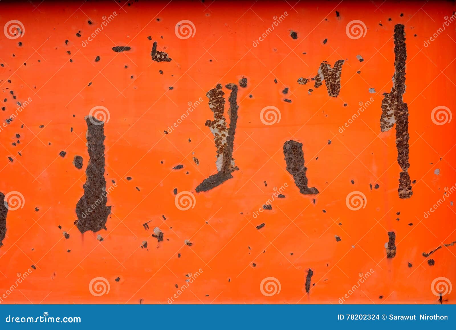 Rusty Orange Steel Background. Stock Photo - Image of pattern, sheet ...