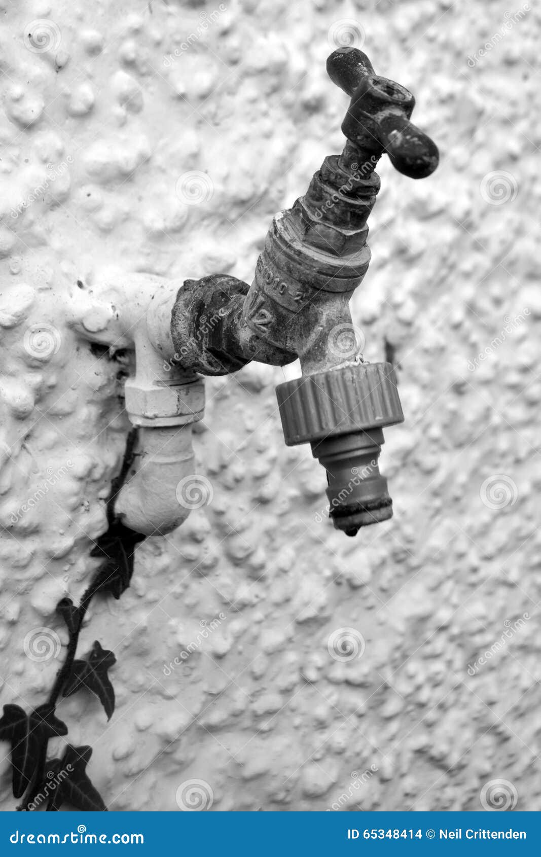 Rusty outdoor tap stock photo. Image of metal, house - 65348414