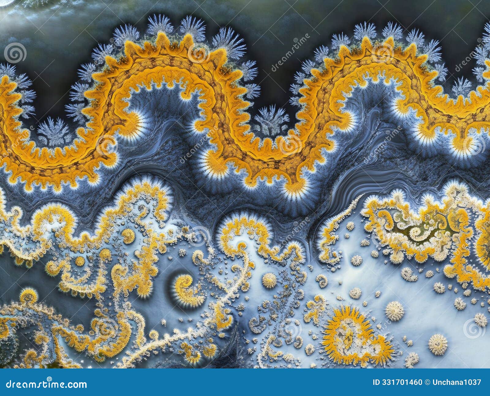 Rusty Oxidized Metal Surface with Unique, Fantastical Patterns and ...