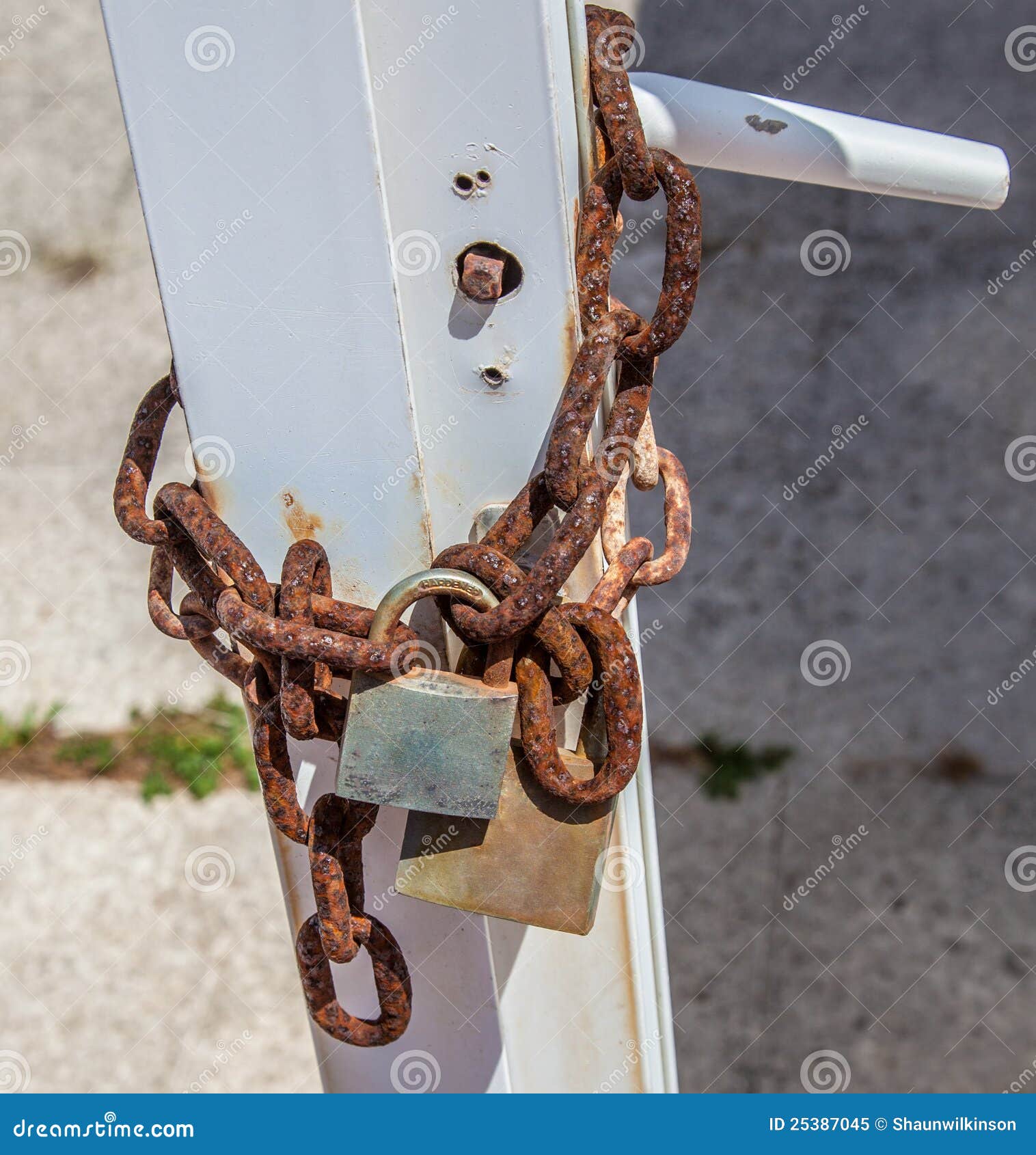 Rusty padlock stock image. Image of lock, rust, metal - 25387045