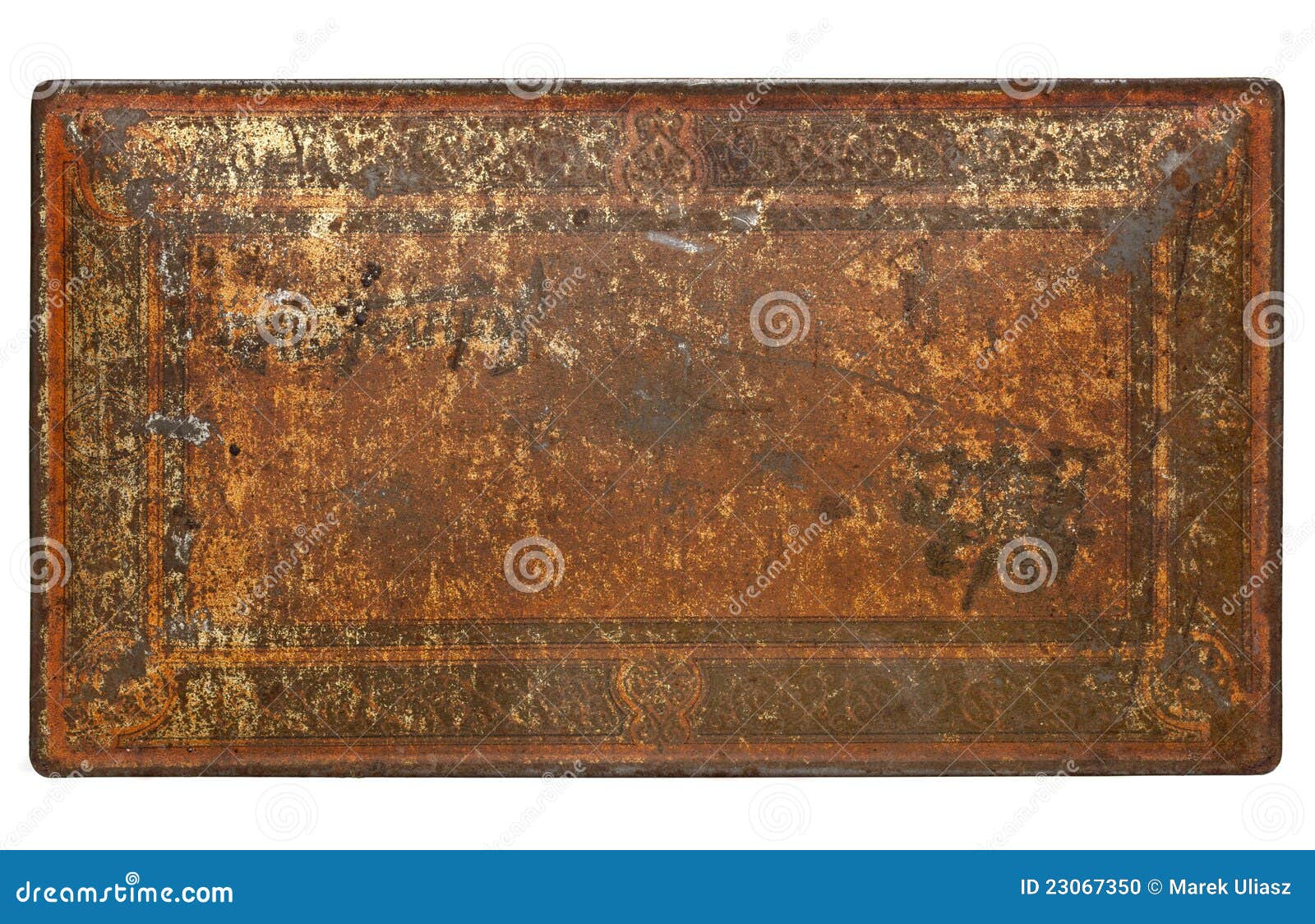 Rusty Painted Metal Texture Stock Photo - Image of orange, rectangle ...