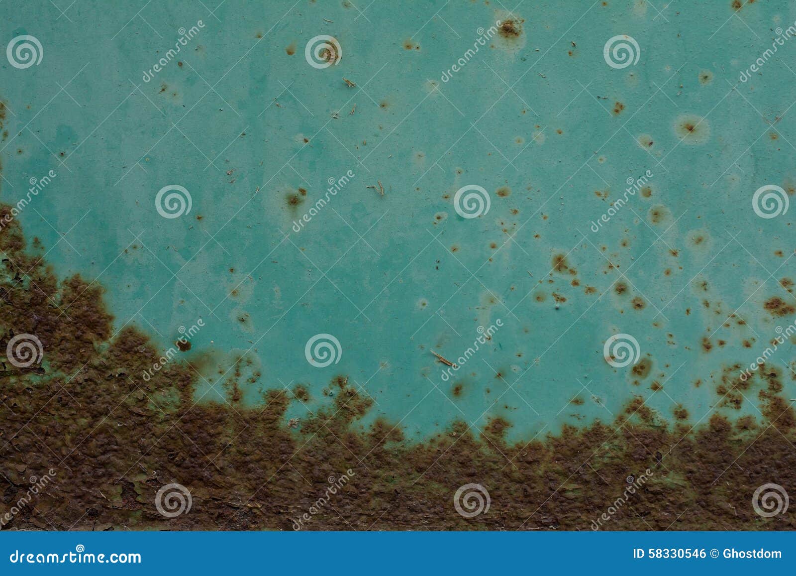 Rusty painted metal stock photo. Image of painted, blue - 58330546