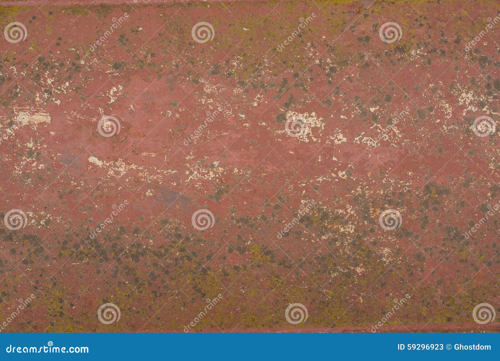 Rusty painted metal stock image. Image of rusty, rust - 59296923