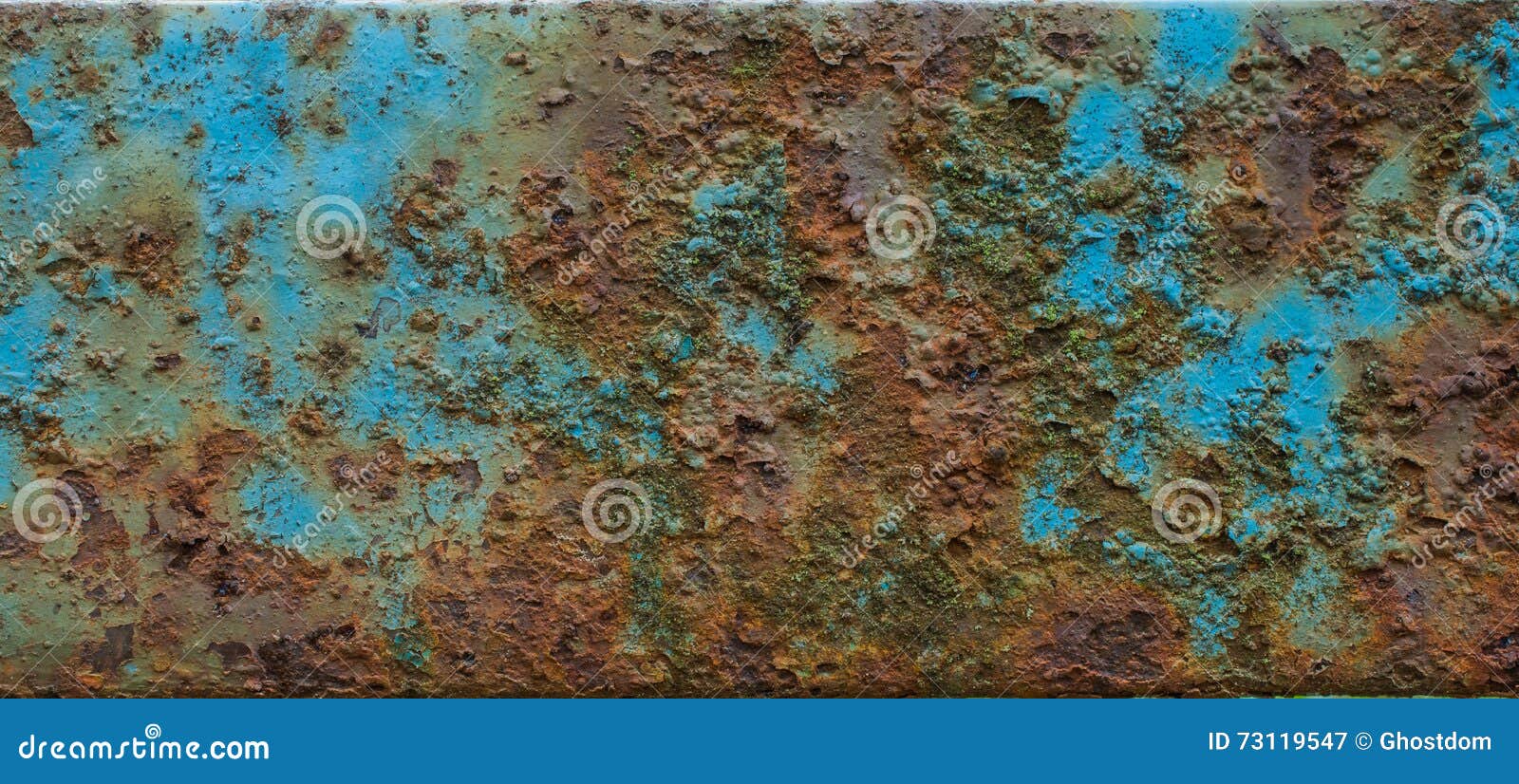 Rusty painted metal stock image. Image of worn, metalwork - 73119547