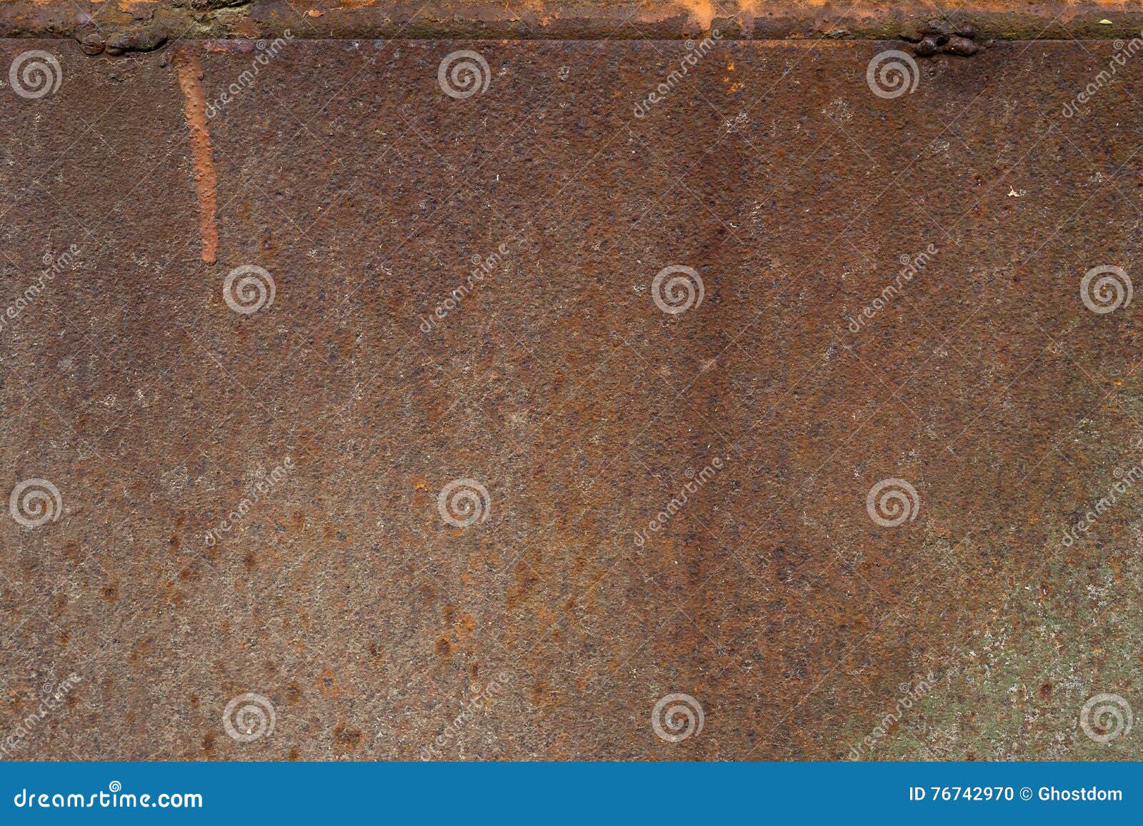 Rusty painted metal stock photo. Image of texture, yellow - 76742970