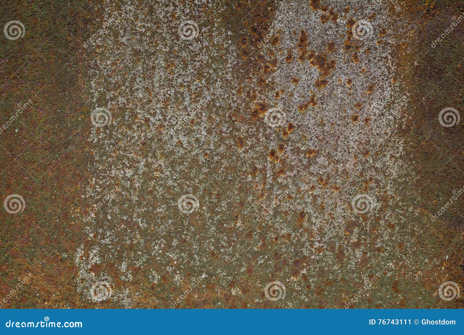 Rusty painted metal stock image. Image of damaged, yellow - 76743111