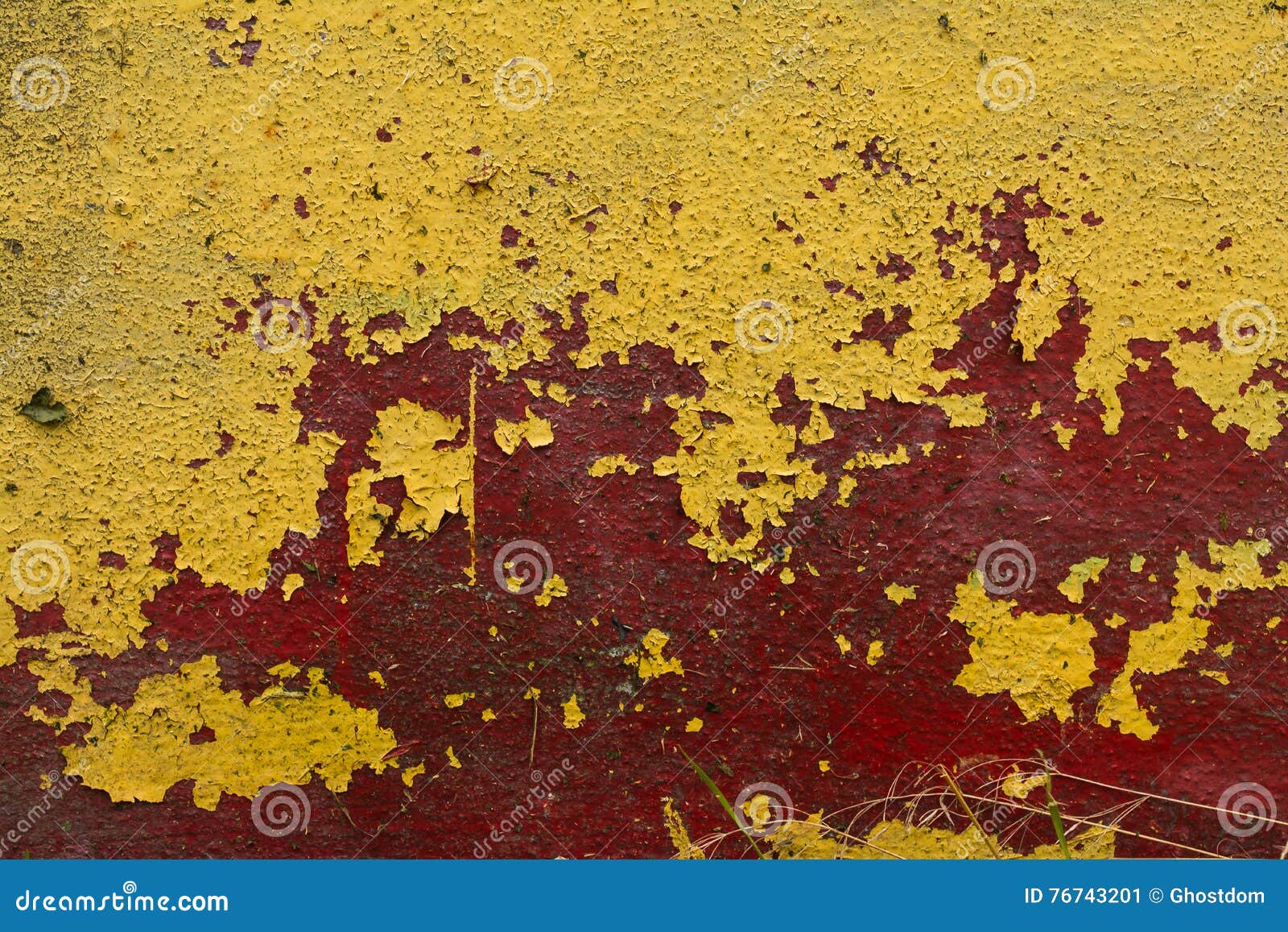 Rusty painted metal stock image. Image of painted, metalwork - 76743201