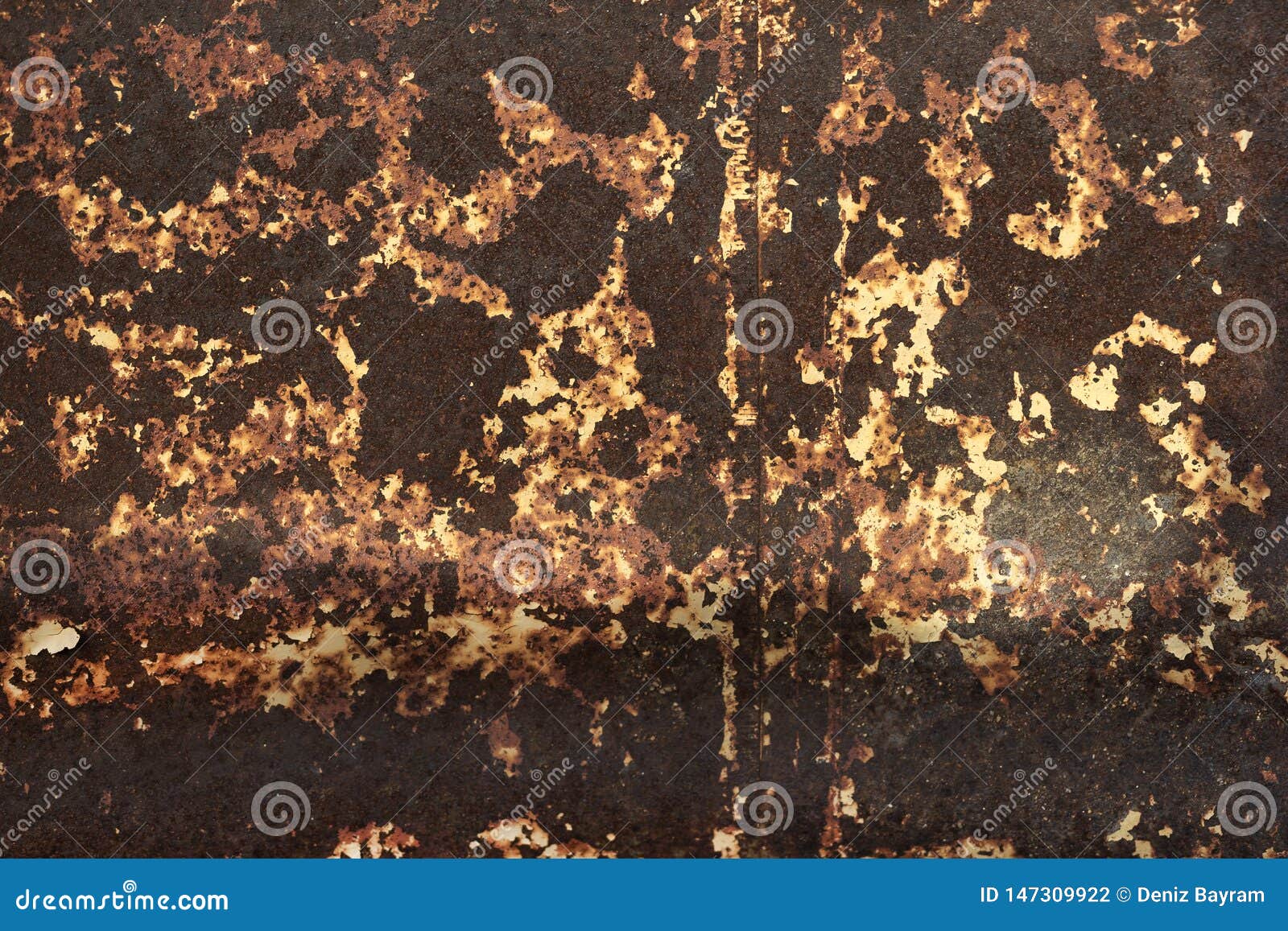Rusty and Painted Textured Metal Stock Photo - Image of barrels ...