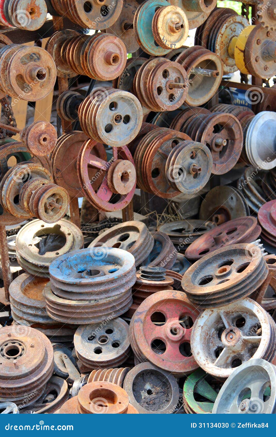 Rusty parts stock photo. Image of gears, scrap, steel - 31134030