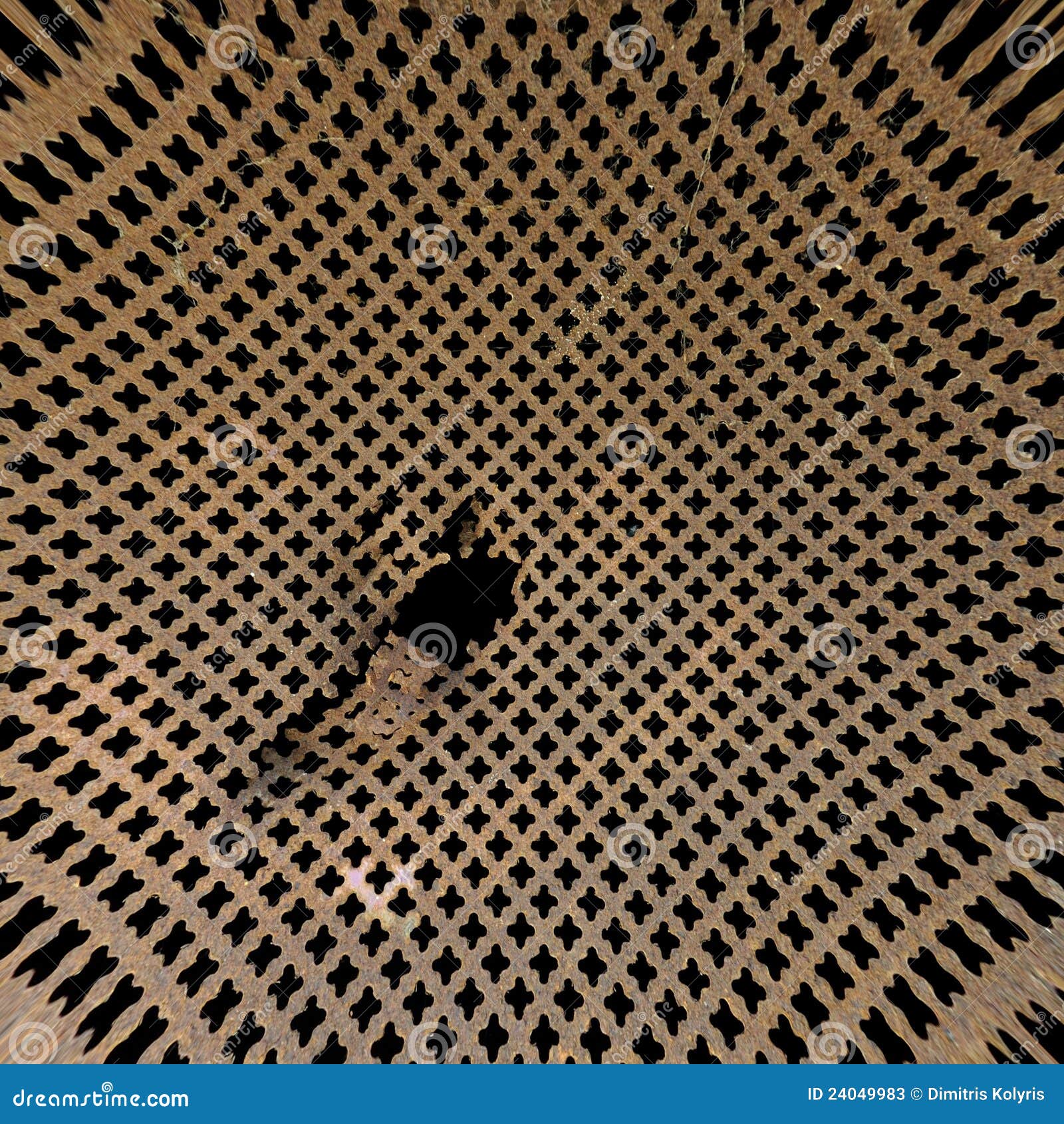 Rusty Perforated Metal Sheet Floor Stock Photography | CartoonDealer ...