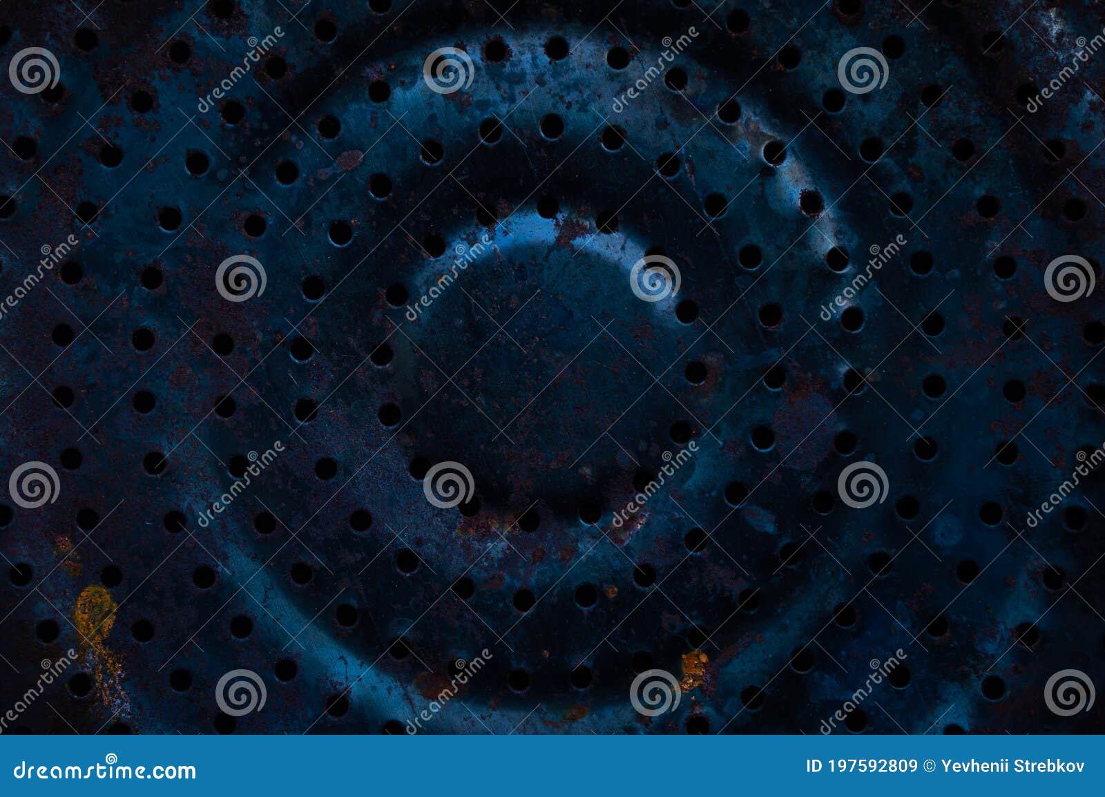 Rusty Perforated Metal Sheet Floor Stock Photography | CartoonDealer ...