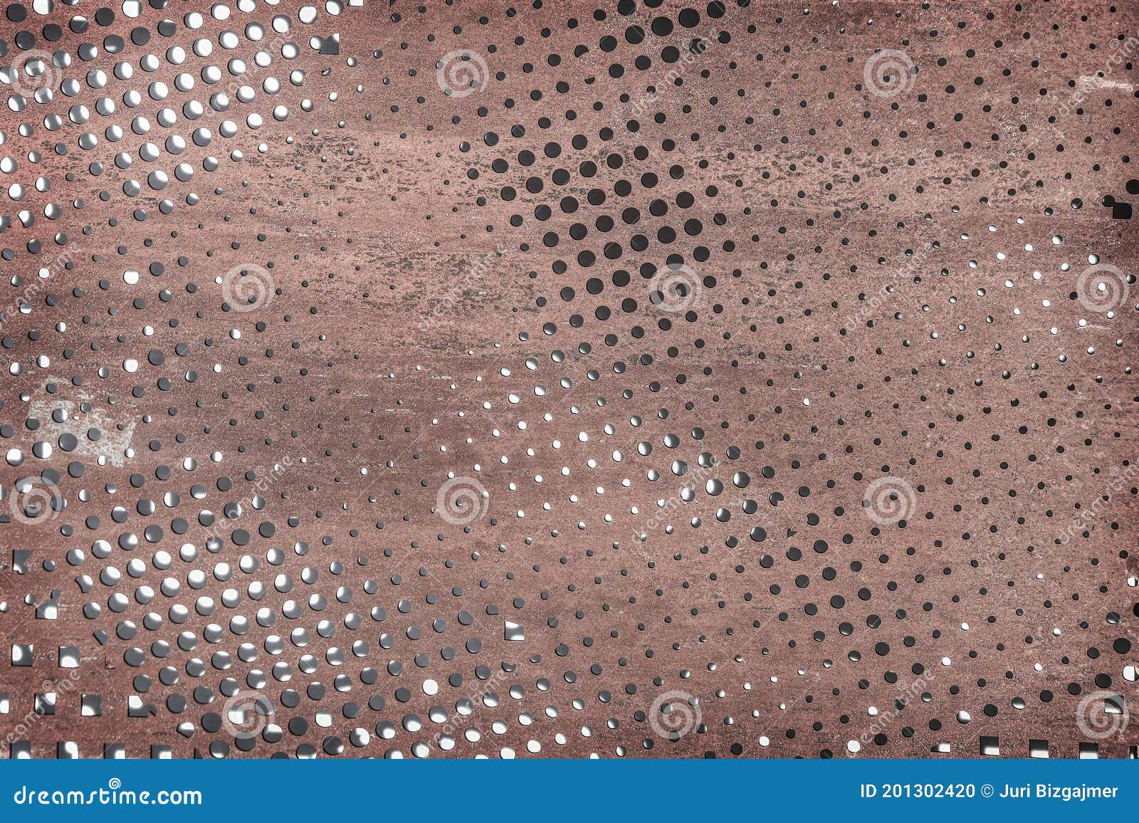 Rusty Perforated Metal Sheet Floor Stock Photography | CartoonDealer ...