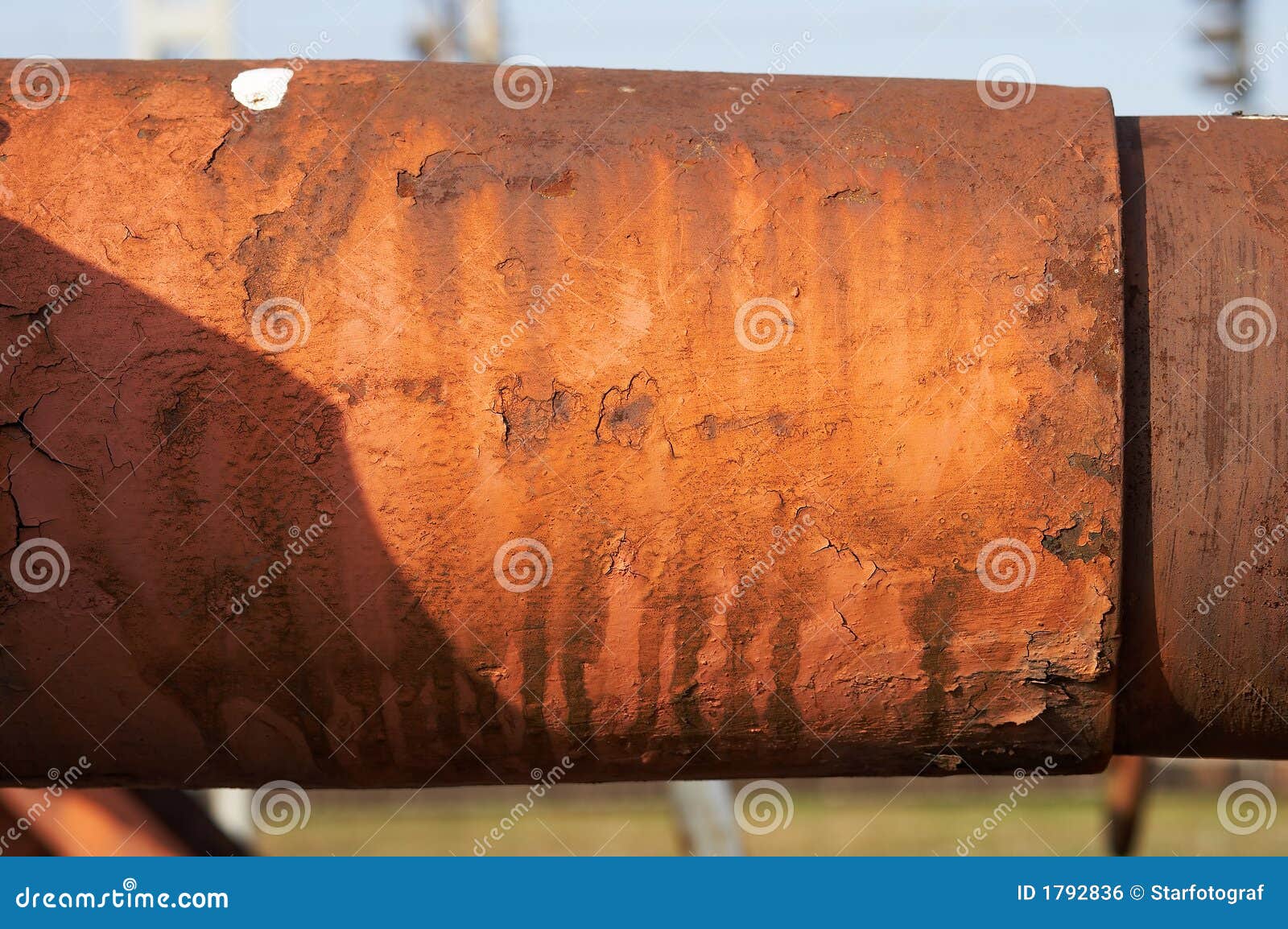 Rusty pipe stock photo. Image of urban, statioin, buffer - 1792836
